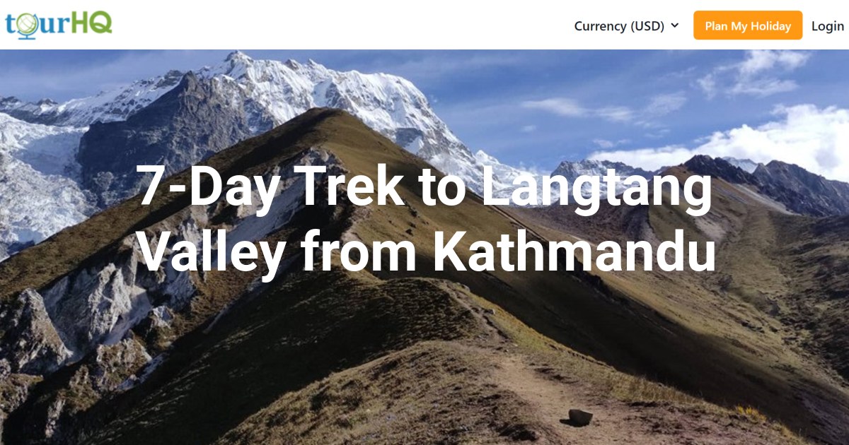 7-Day Trek to Langtang Valley from Kathmandu